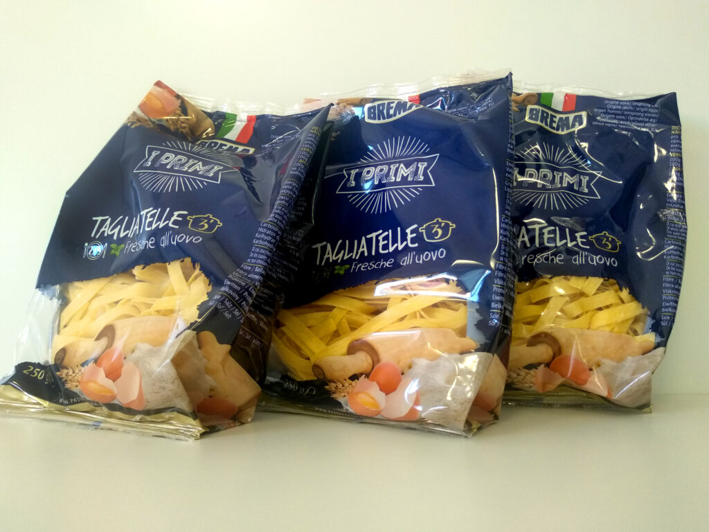 New packaging for Brema smooth pasta - pastabrema